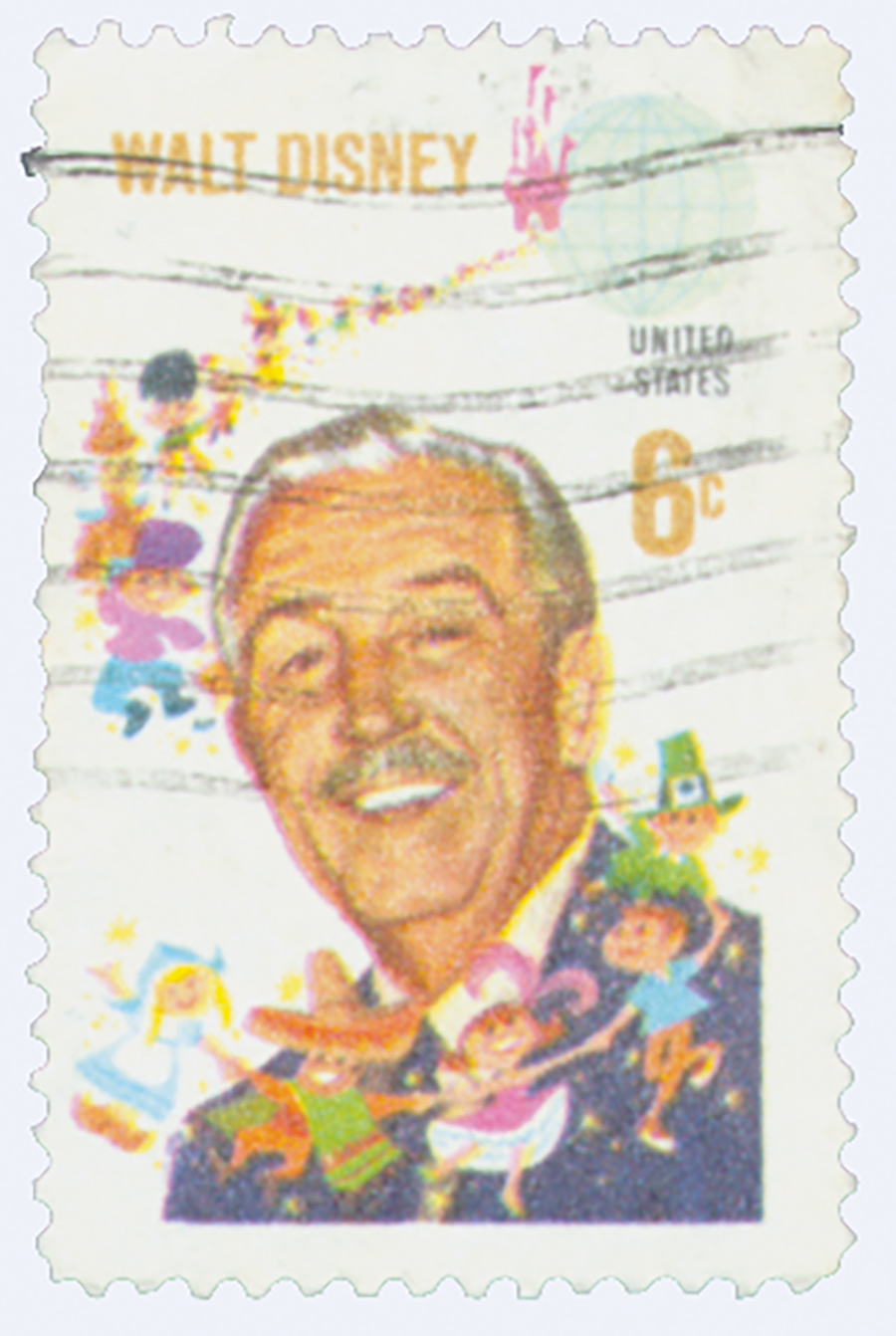 1355 - 1968 6c Walt Disney - Mystic Stamp Company