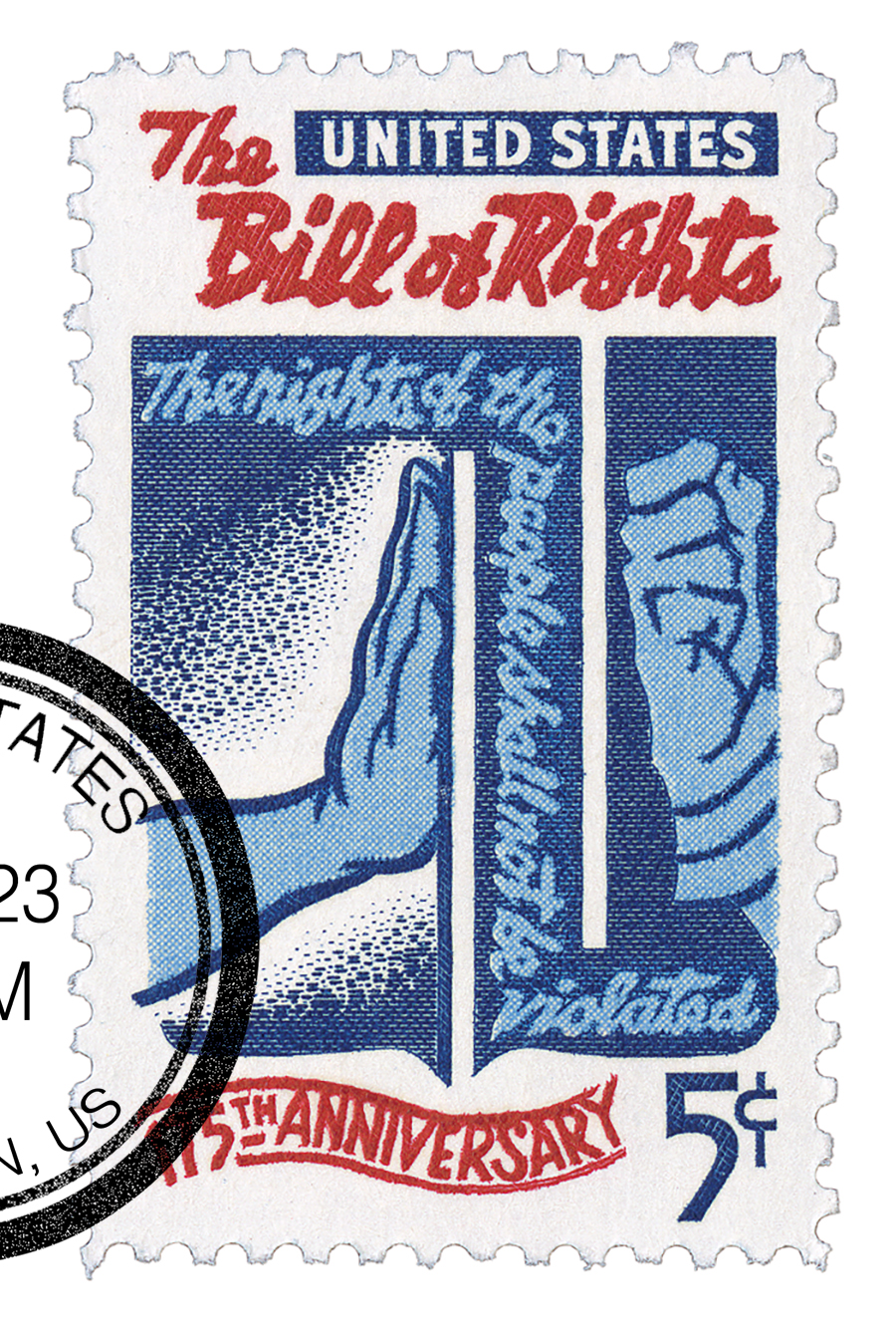 1312 - 1966 5c Bill of Rights - Mystic Stamp Company