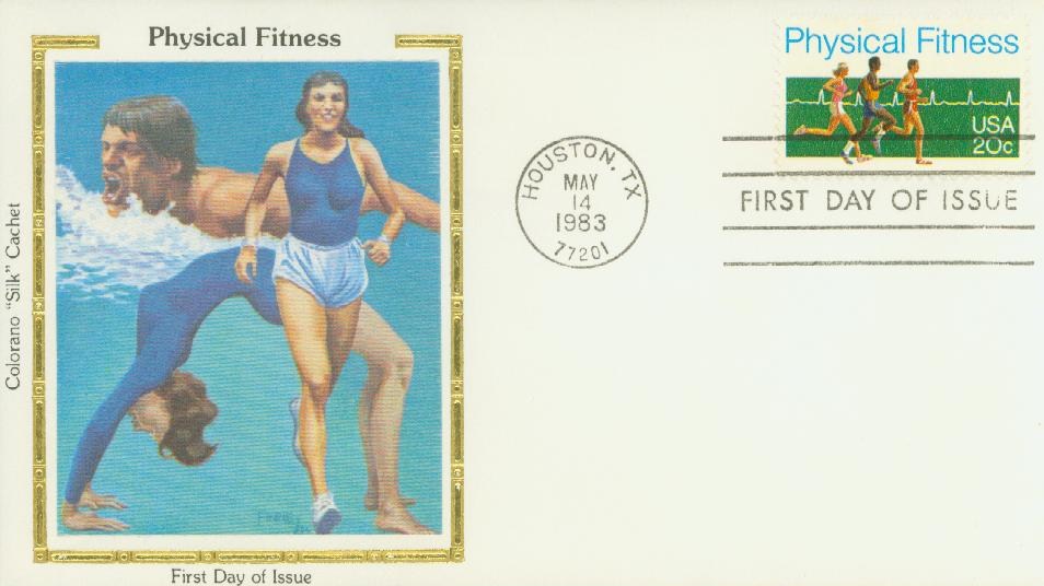 2043 - 1983 20c Physical Fitness - Mystic Stamp Company