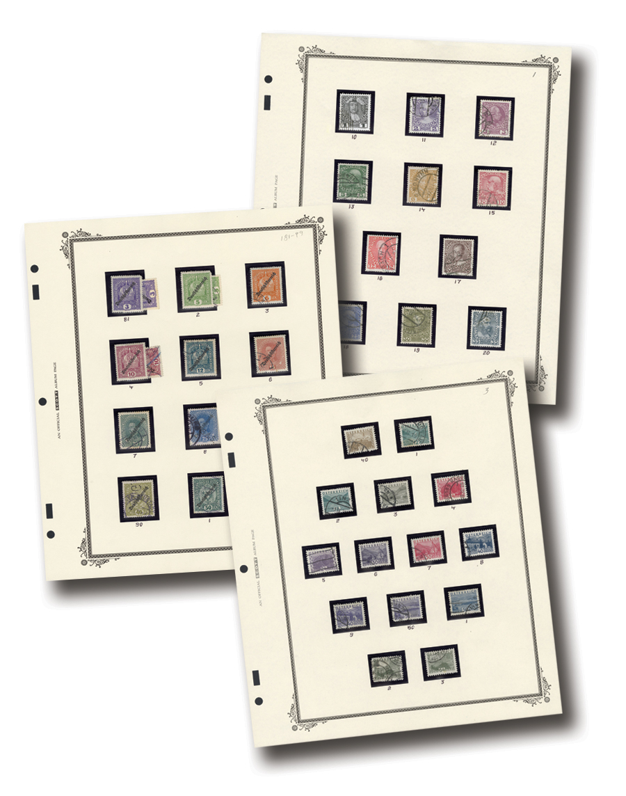 WW208 - Austria Collection on Scott Album Pages - Mystic Stamp Company