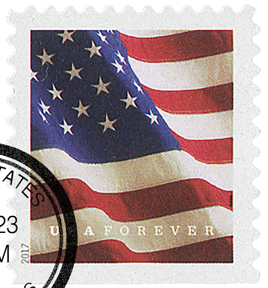 5160 - 2017 First-Class Forever Stamp - U.S. Flag (Sennett Security ...