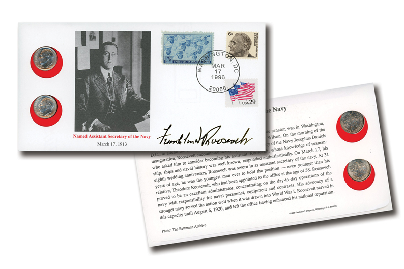 59897A - 1996 Franklin D. Roosevelt Named Assistant Secretary of the ...