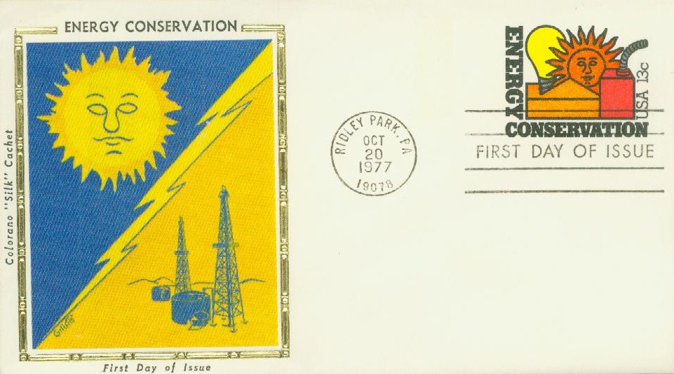 U584 - 1977 13c Stamped Envelopes and Wrappers - Energy Conservation ...