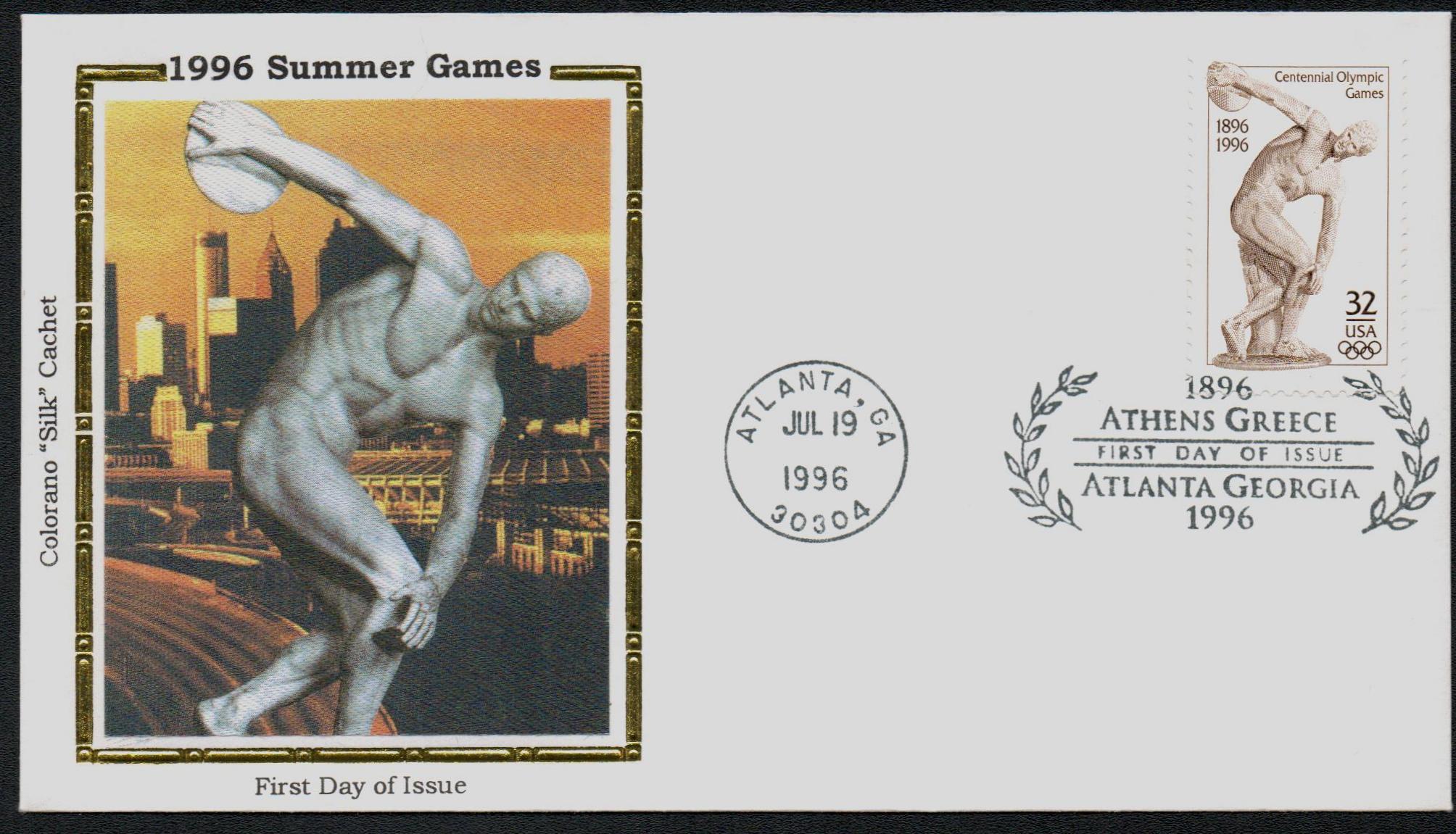 3087 - 1996 32c Centennial Olympic Games - Mystic Stamp Company