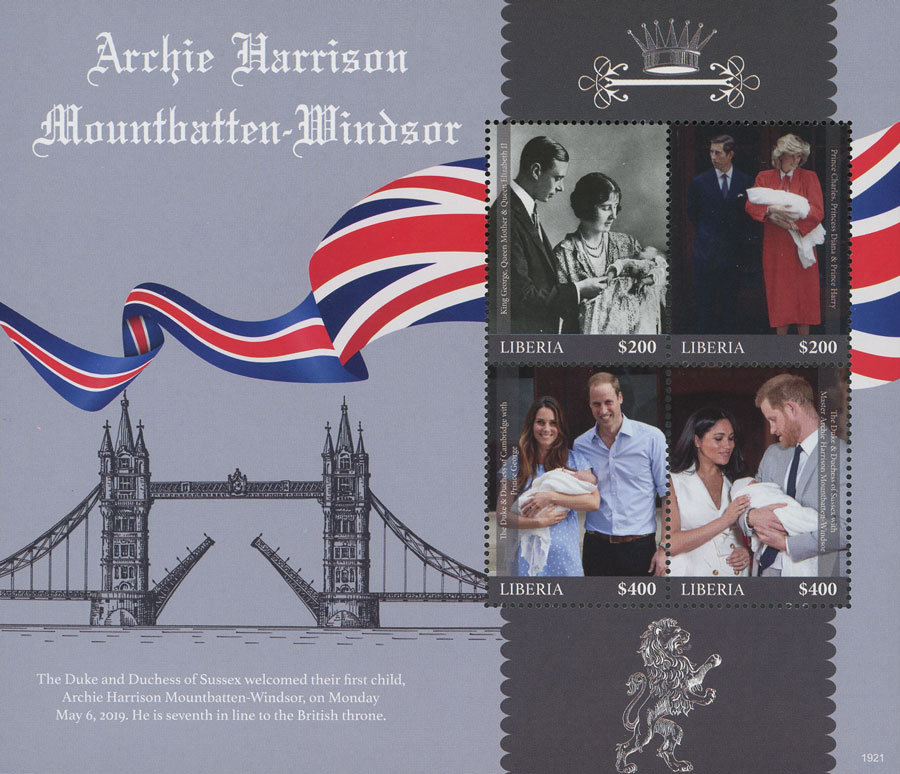 M12511 - 2019 $200 & $400 Master Archie Harrison Mountbatten-Windsor ...