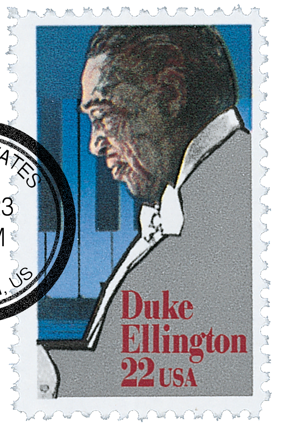 2211 - 1986 22c Performing Arts: Duke Ellington - Mystic Stamp Company