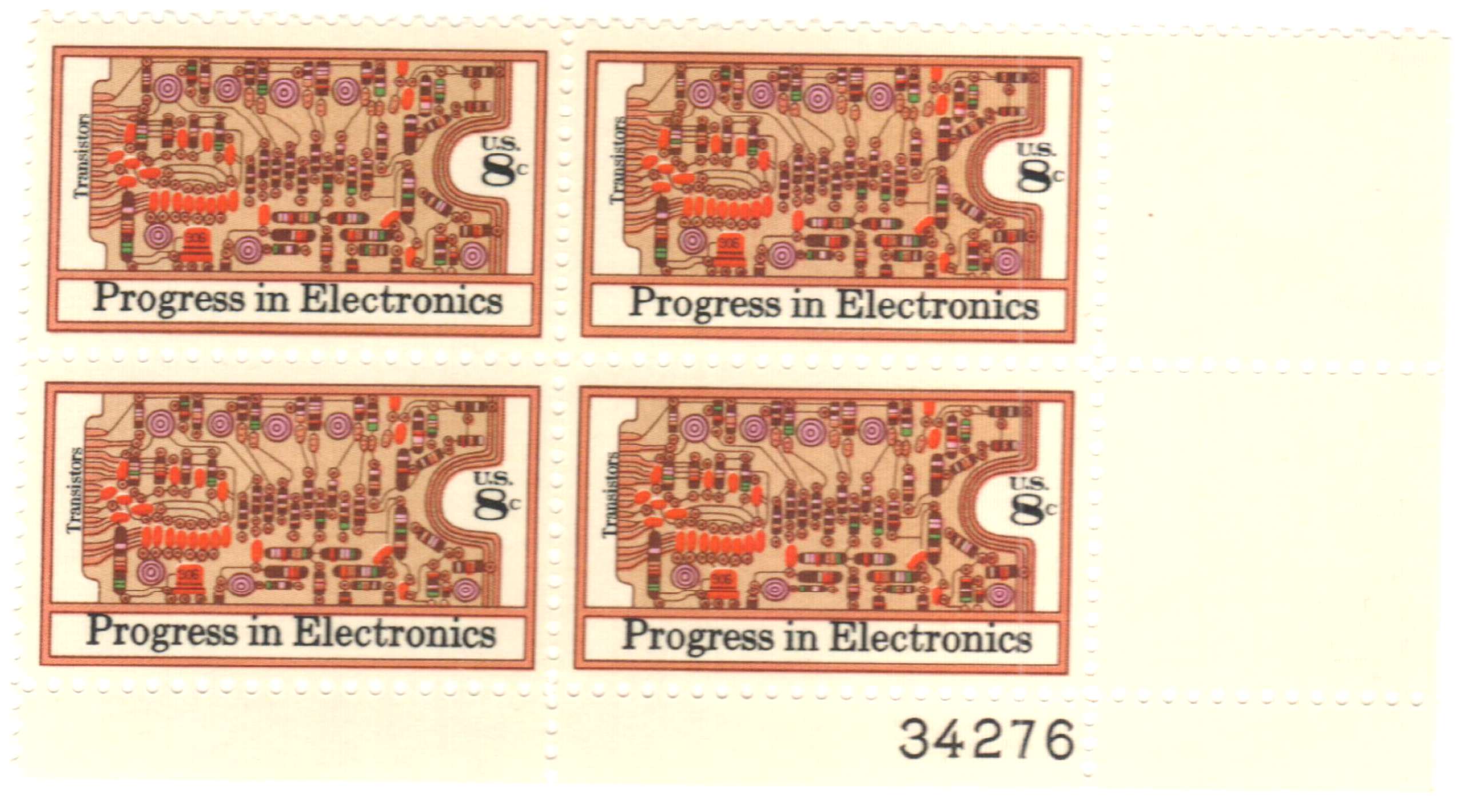 1501 - 1973 8c Progress in Electronics: Transistors and Printed Circuit ...
