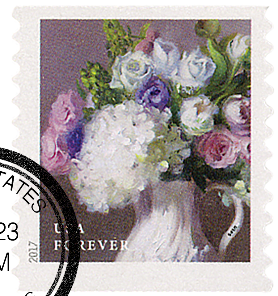 5236 - 2017 First-Class Forever Stamp - Flowers from the Garden (coil ...