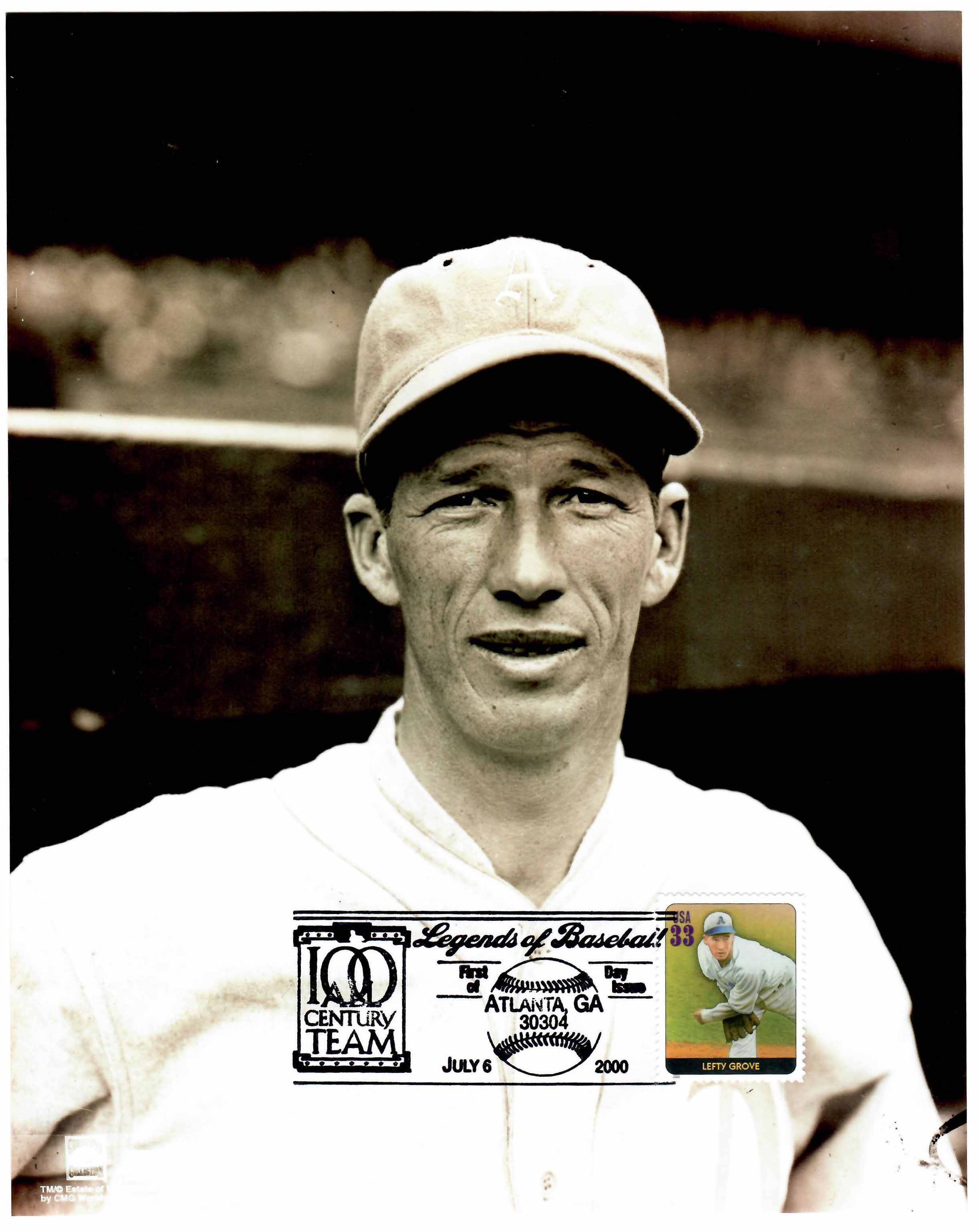 AC409 - 2000 Legends of Baseball - Lefty Grove (3408k) Commemorative ...