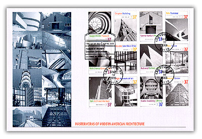 3910 - 2005 37c Masterworks of Modern American Architecture - Mystic ...