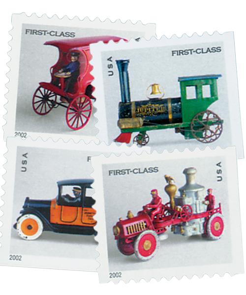 3626//45 - 2002 Antique Toys, collection of 12 stamps - Mystic Stamp ...