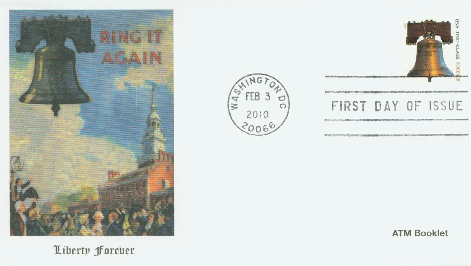 4437 - 2010 First-Class Forever Stamp - Liberty Bell - Mystic Stamp Company