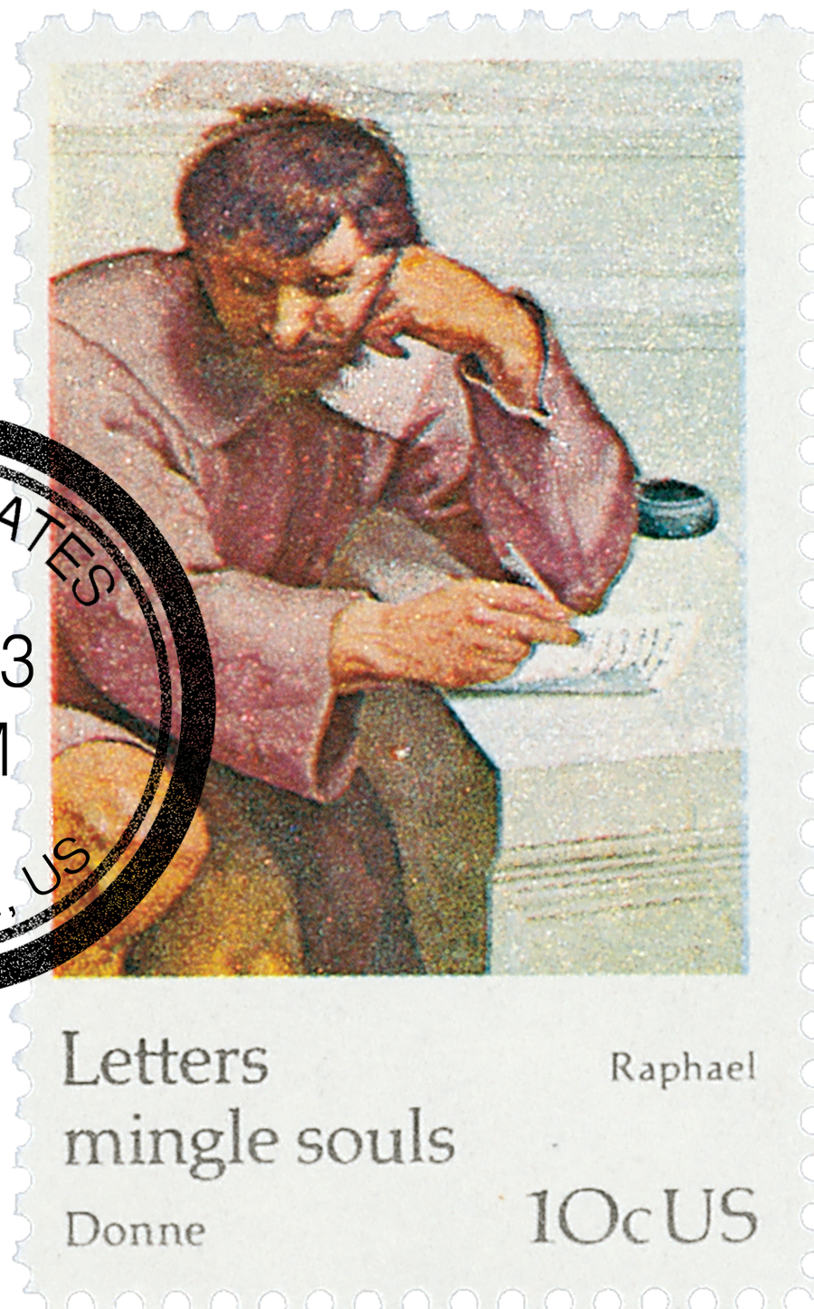 1530 - 1974 10c Famous Works of Art: Raphael - Mystic Stamp Company