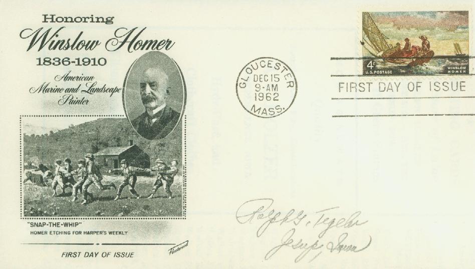 1207 - 1962 4c Winslow Homer - Mystic Stamp Company