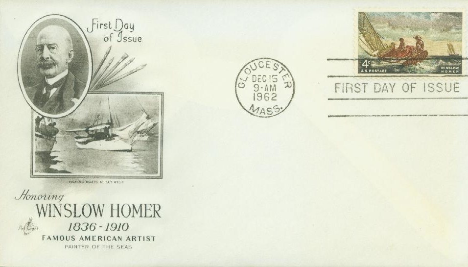1207 - 1962 4c Winslow Homer - Mystic Stamp Company