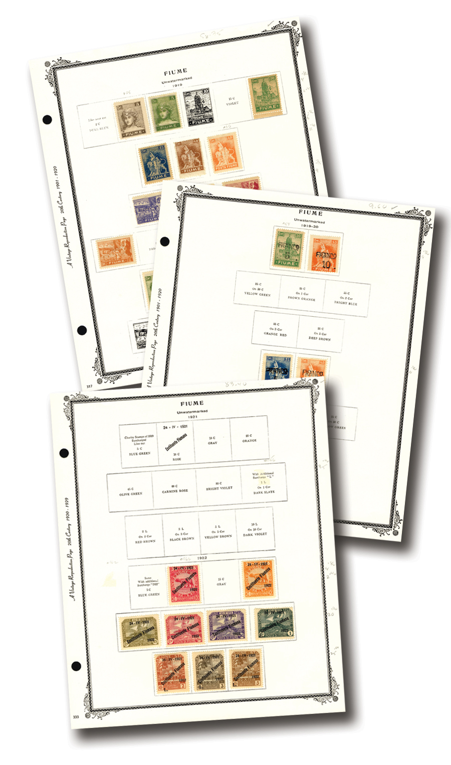 WW246 - 1918-24 Fiume Collection - Mystic Stamp Company