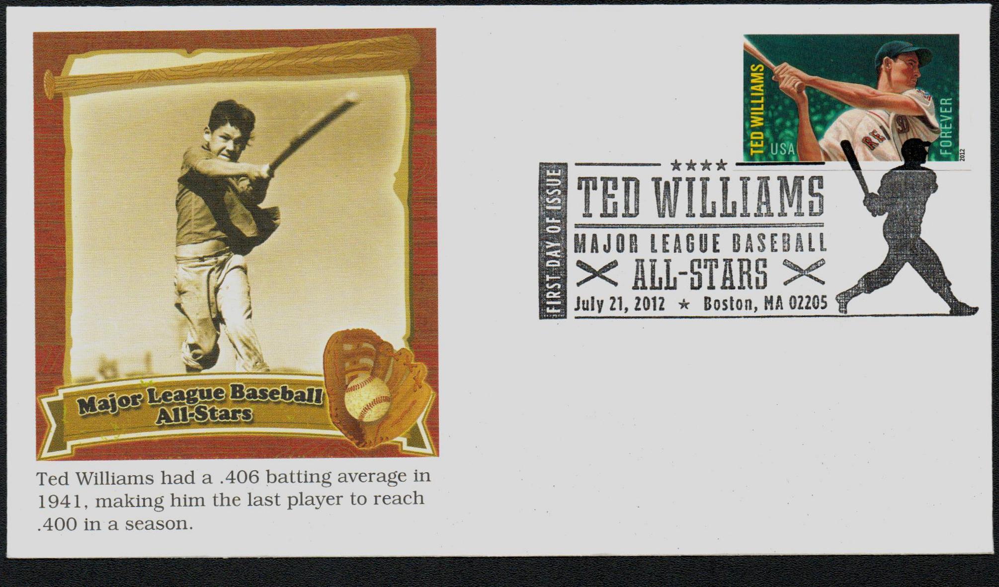 4694a - 2012 First-Class Forever Stamp - Imperforate Major League ...