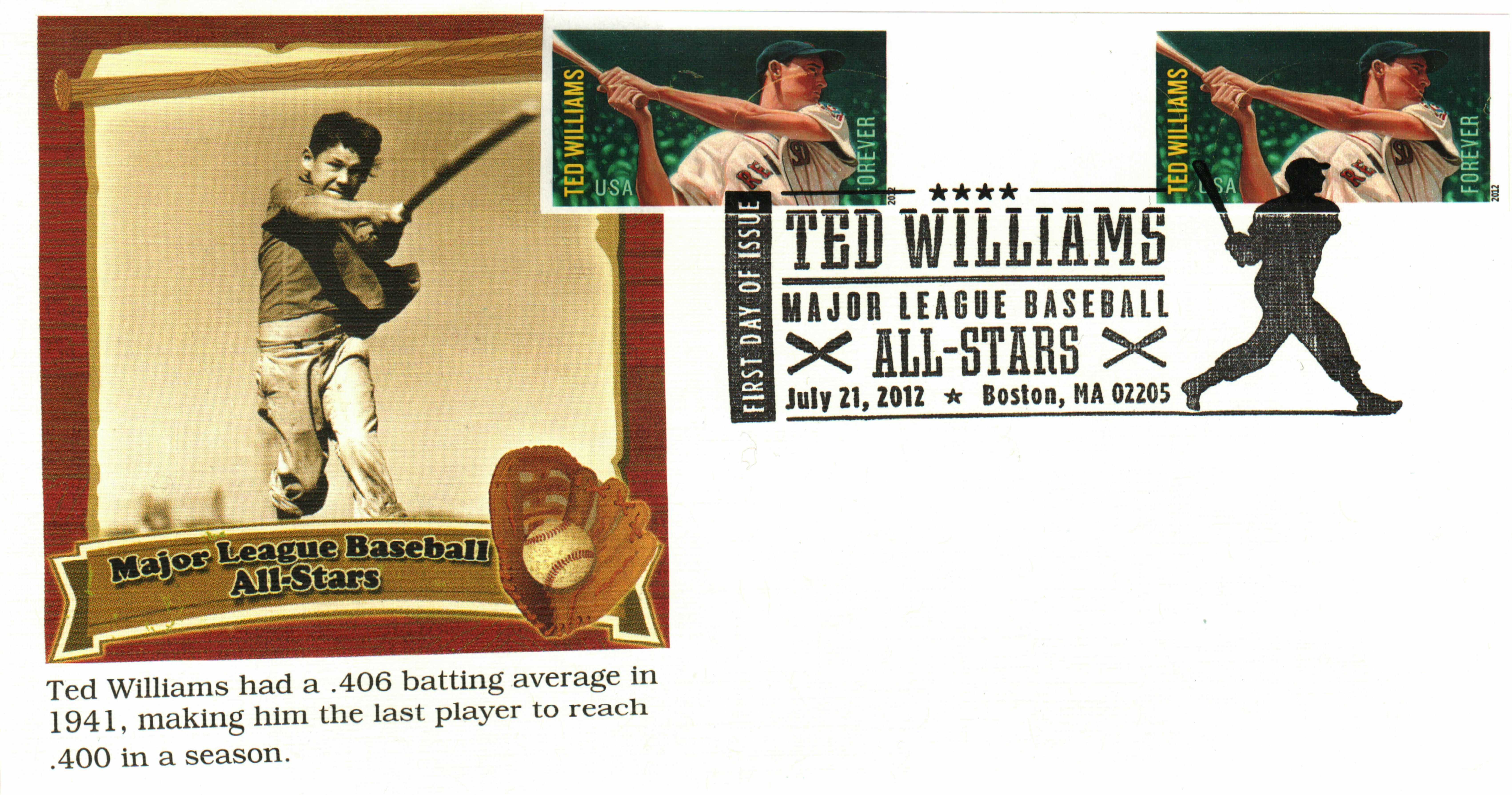 4694a - 2012 First-Class Forever Stamp - Imperforate Major League ...