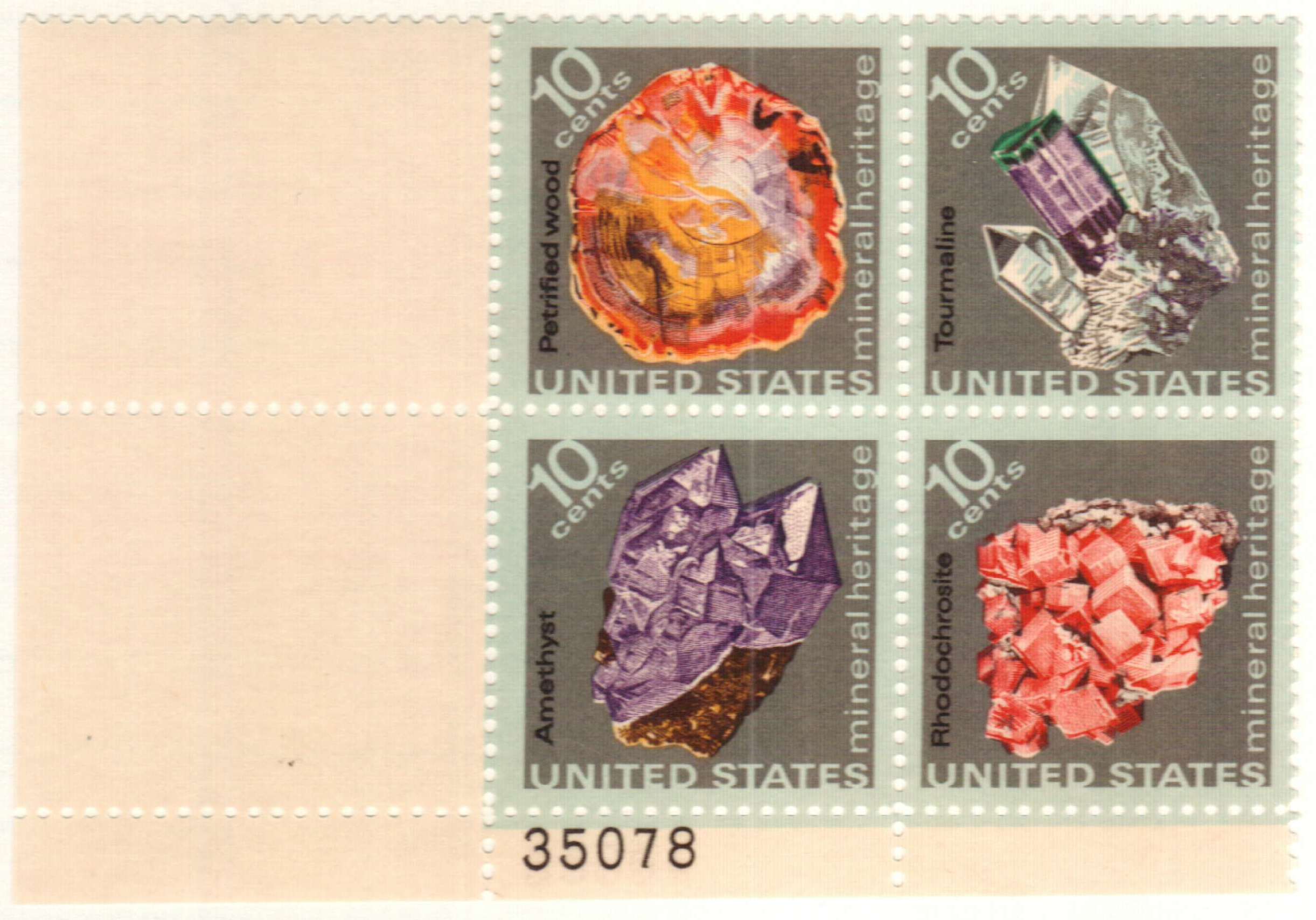 1538-41 - 1974 10c Mineral Heritage - Mystic Stamp Company