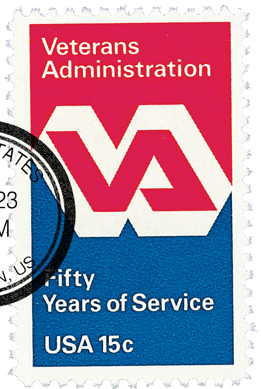 1825 - 1980 15c Veterans Administration - Mystic Stamp Company