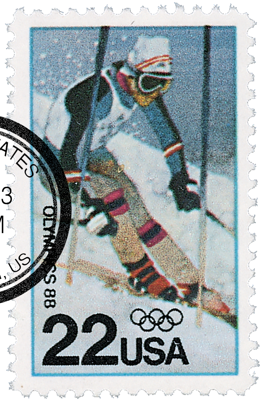 2369 - 1988 22c Winter Olympics - Mystic Stamp Company