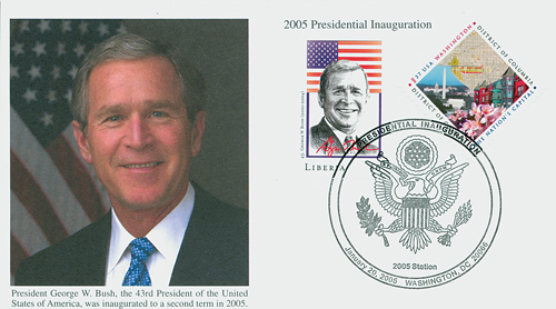 IC 2005L - 2005 Inauguration Cover - President George Bush (with ...