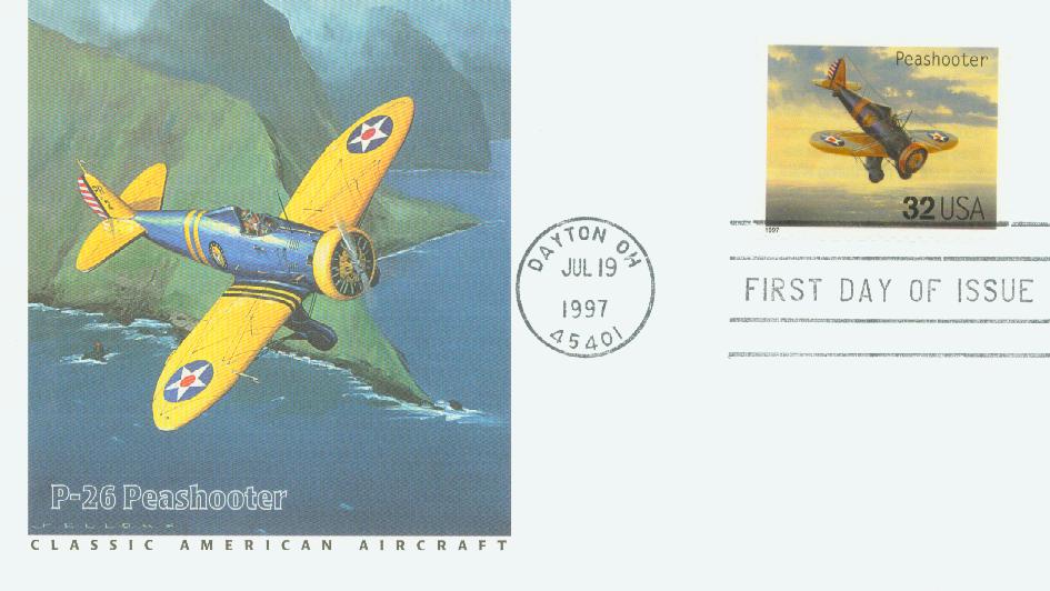 3142o - 1997 32c Classic American Aircraft: Peashooter - Mystic Stamp ...