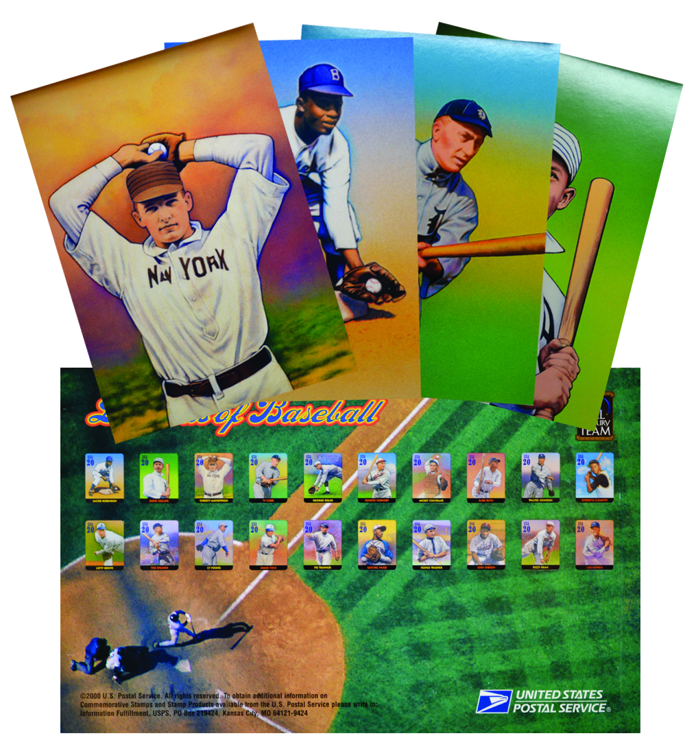UX337-56 - 2000 20c Legends of Baseball - Set of 20 Prestamped Postal ...