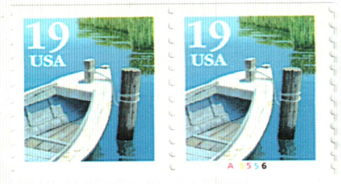 2529 - 1991 19c Fishing Boat, coil - Mystic Stamp Company