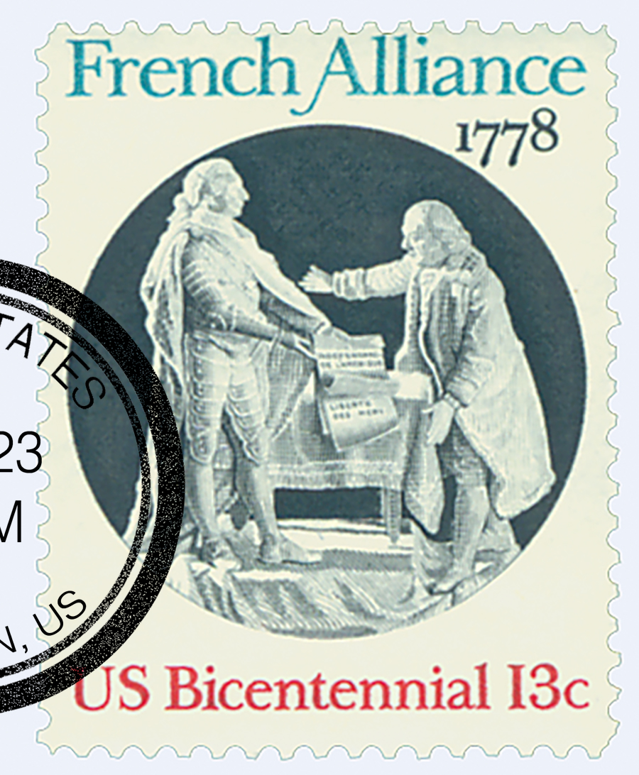 1753 - 1978 13c French Alliance - Mystic Stamp Company