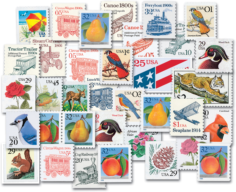 YS1990D - 1990 Complete Regular Issue Year Set, 35 stamps - Mystic ...