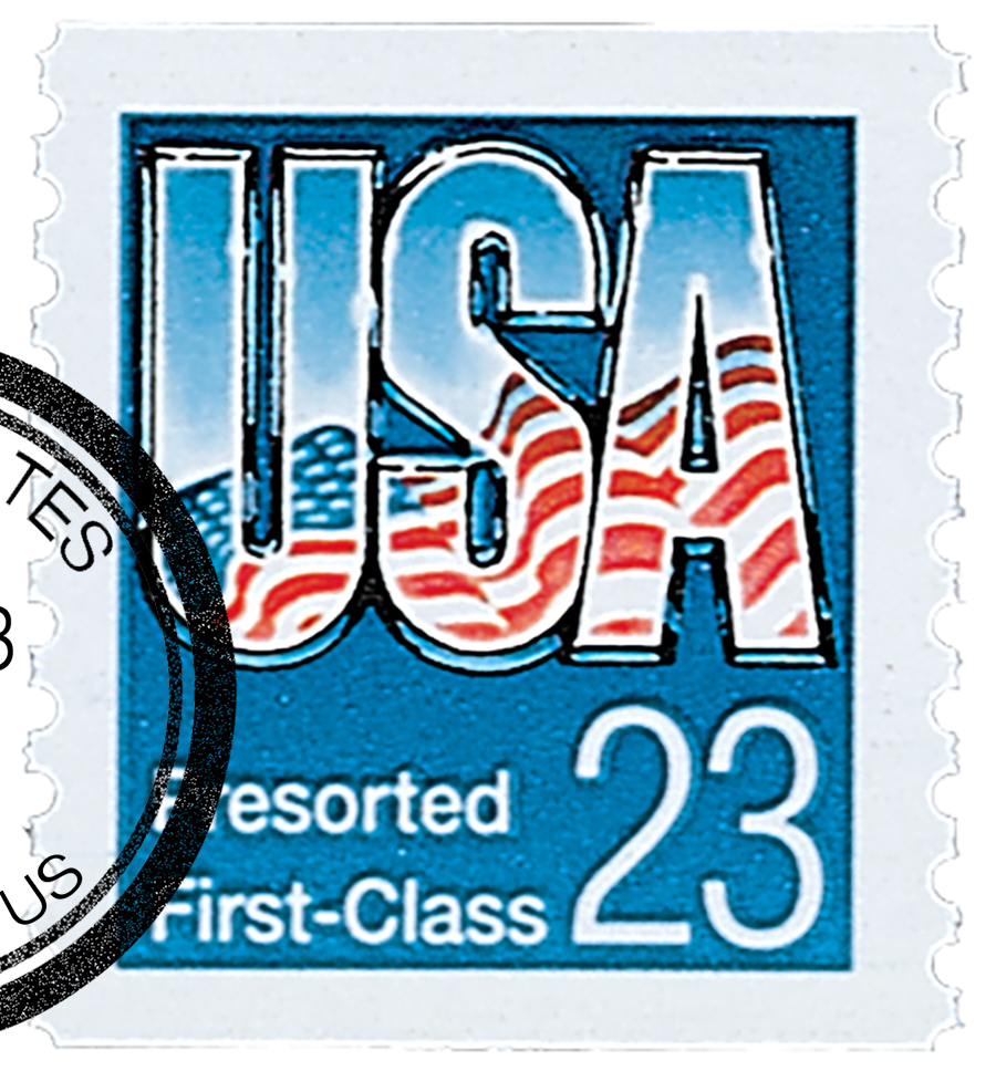 2606 - 1992 23c USA Presort, ABN coil - Mystic Stamp Company