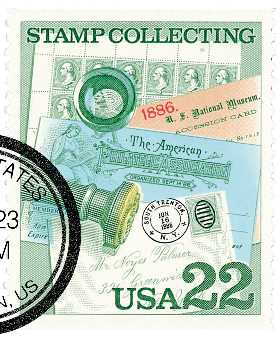 2198 - 1986 22c Stamp Collecting: Handstamped Cover, Black Omitted ...