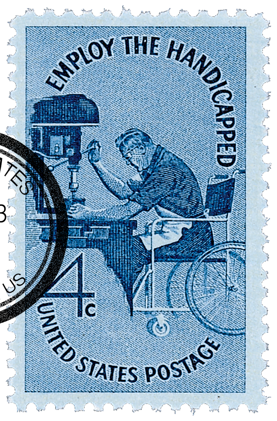 1155 - 1960 4c Employ the Handicapped - Mystic Stamp Company