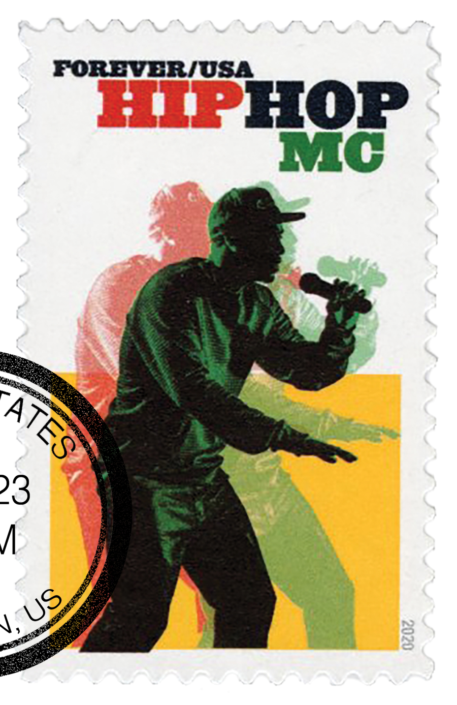 5480 - 2020 First-Class Forever Stamp - Hip Hop: MCing - Mystic Stamp ...