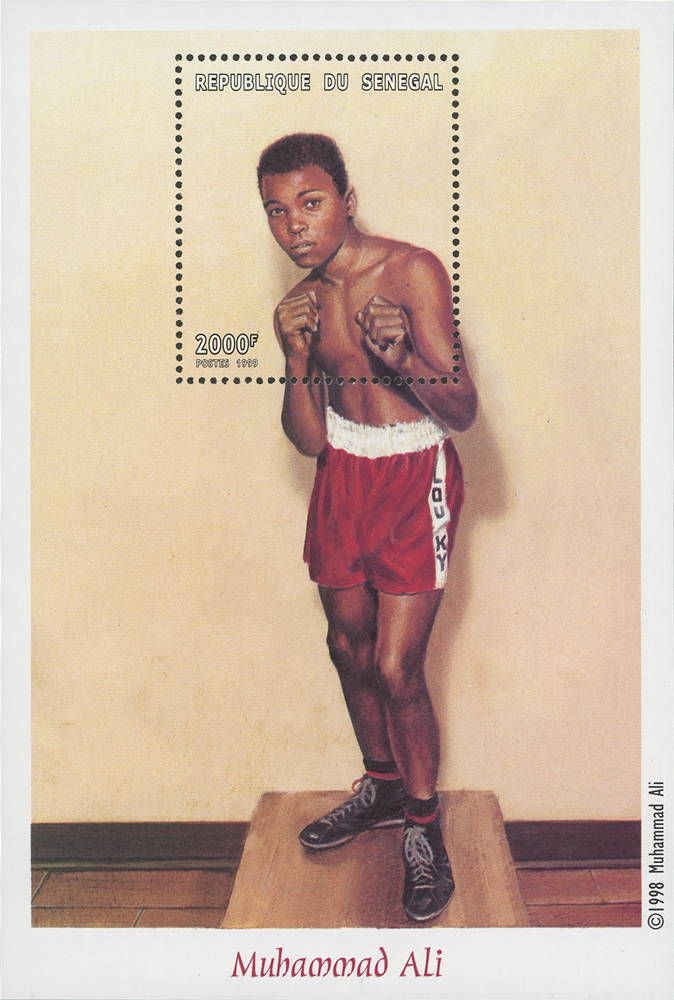 M11815 - 1998 Muhammad Ali in Boxing Stance s/s - Mystic Stamp Company