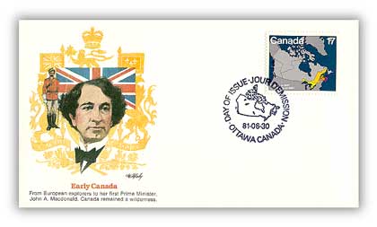 6A890 - 1981 17c Canada in 1867 - Mystic Stamp Company