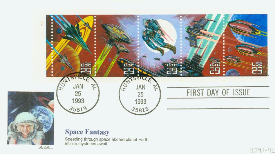 2741-45 - 1993 29c Space Fantasy - Mystic Stamp Company