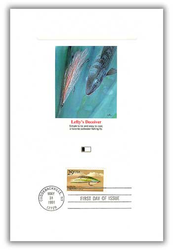 2548 - 1991 29c Fishing Flies: Lefty's Deceiver - Mystic Stamp Company