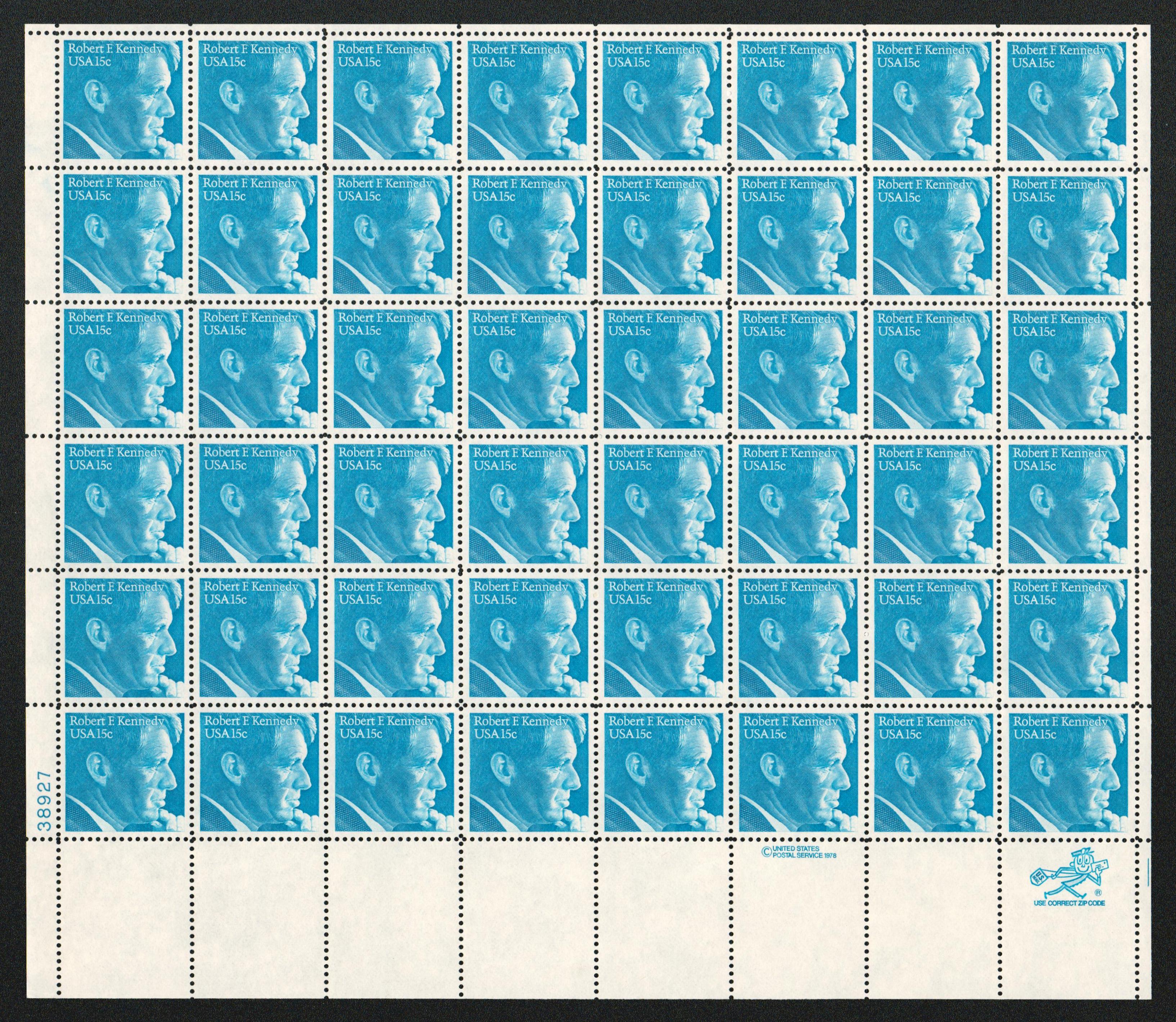 1770 - 1979 15c Robert F. Kennedy - Mystic Stamp Company