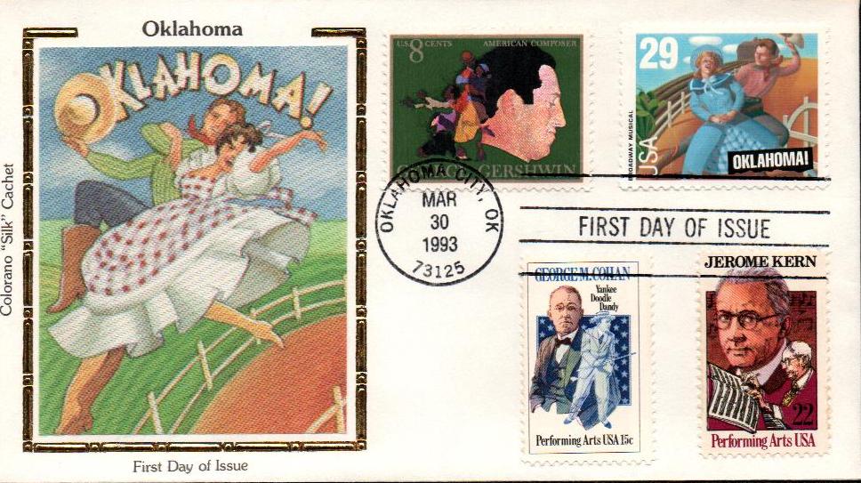 2722 - 1993 29c Oklahoma! - Mystic Stamp Company