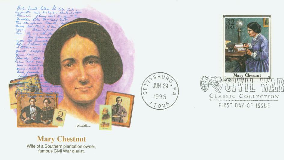 2975o - 1995 32c Civil War: Mary Chestnut - Mystic Stamp Company