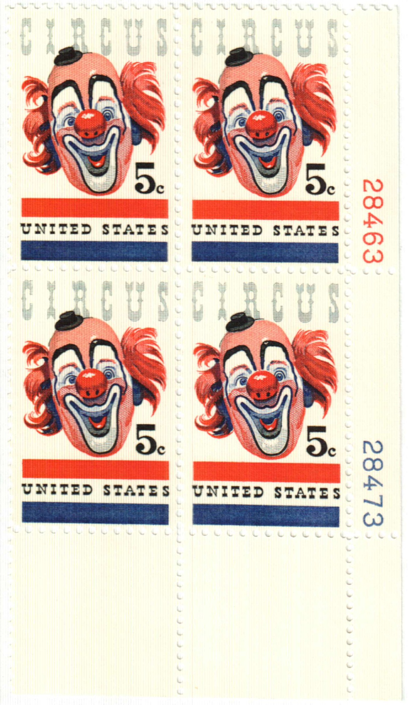 1309 - 1966 5c American Circus - Mystic Stamp Company