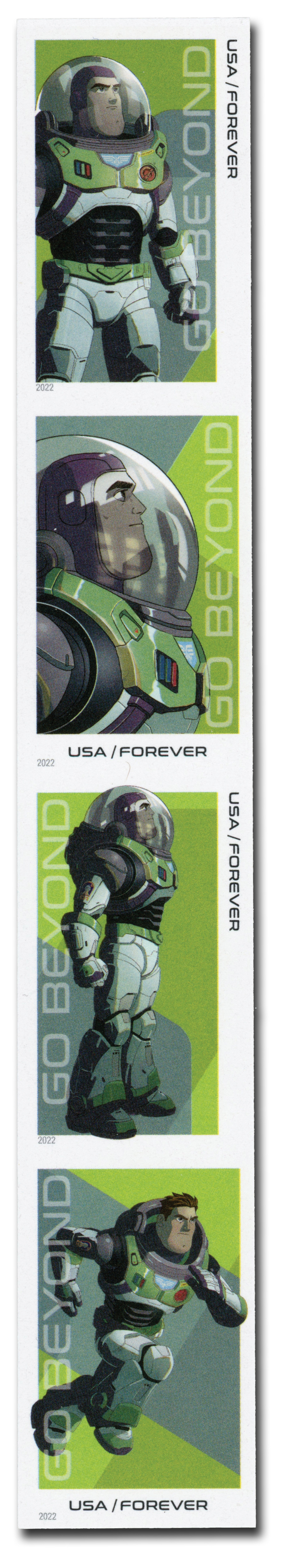 5709-12c - 2022 First-Class Forever Stamps - Imperforate Go Beyond ...
