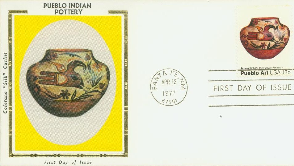 1709 - 1977 13c Pueblo Pottery: Acoma - Mystic Stamp Company