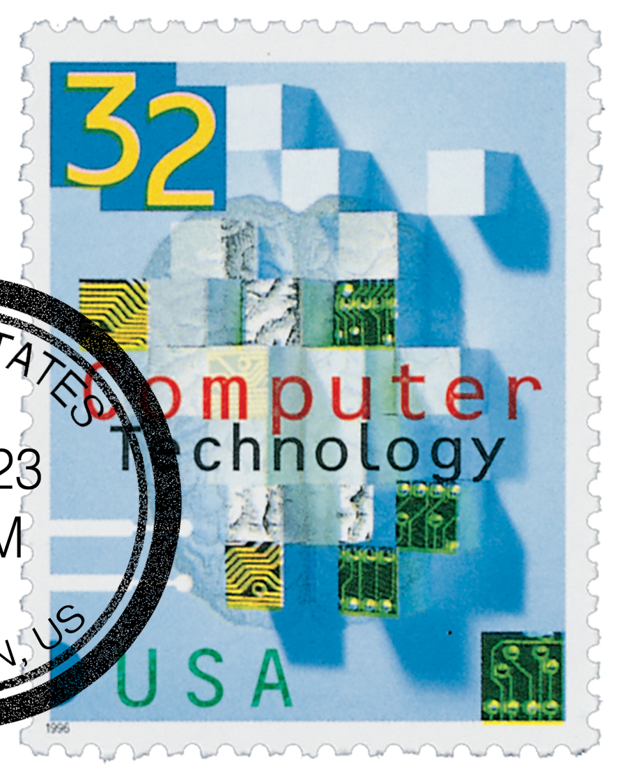 3106 - 1996 32c Computer Technology - Mystic Stamp Company