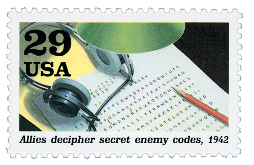 2697f - 1992 29c World War II: Allies Decipher Secret Enemy Codes ...