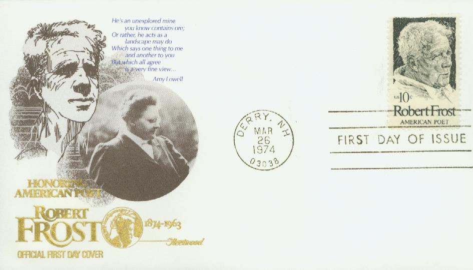 1526 - 1974 10c Robert Frost - Mystic Stamp Company