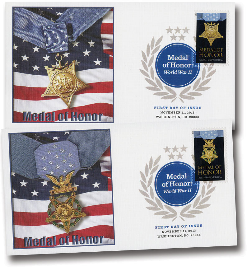 4822-23 - 2013 First-Class Forever Stamp - The Medal of Honor: World ...