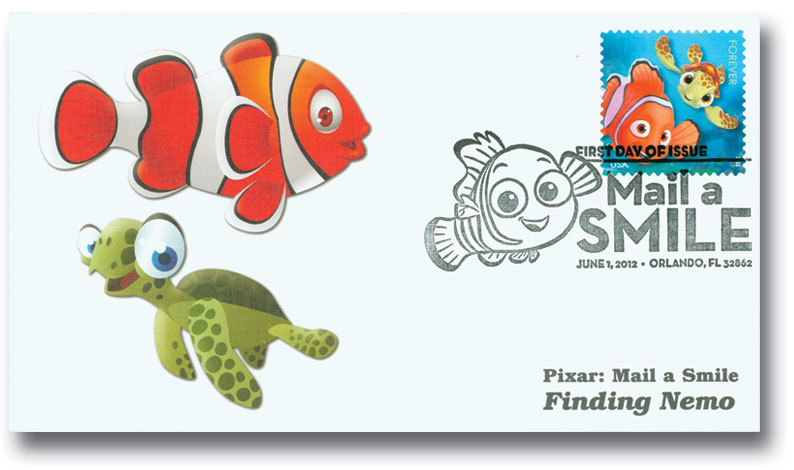 4679 - 2012 First-Class Forever Stamp - Disney-Pixar Films: "Finding ...